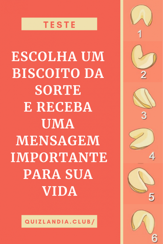 Escolha Um Biscoito Da sorte e Receba Uma Mensagem Importante Para Sua Vida